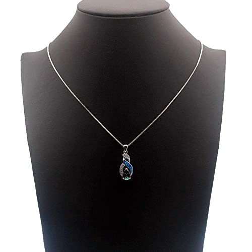 Hermosa Jewelry Sets Australian Created Opal Necklace Earrings Mother's Day Gifts Jewelry for Mom (JS9)