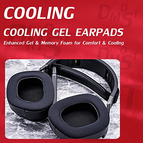 HS80 Cooling Gel Ear Pads Compatible with HS80 Headset I Thicker Enhanced Memory Foam - More Breathable Comfort by DIMOST