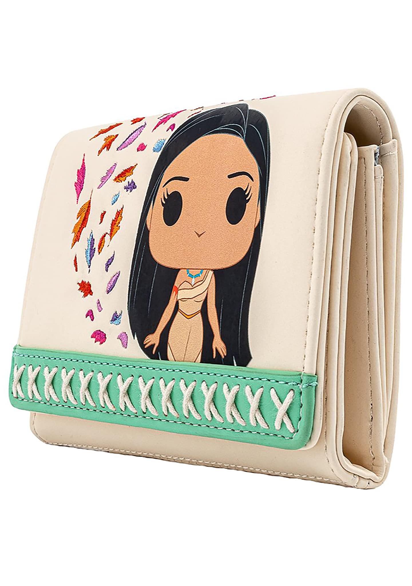 Loungefly X Disney Pocahontas POP! Trifold Wallet - Cute Wallets - Fashion Accessories