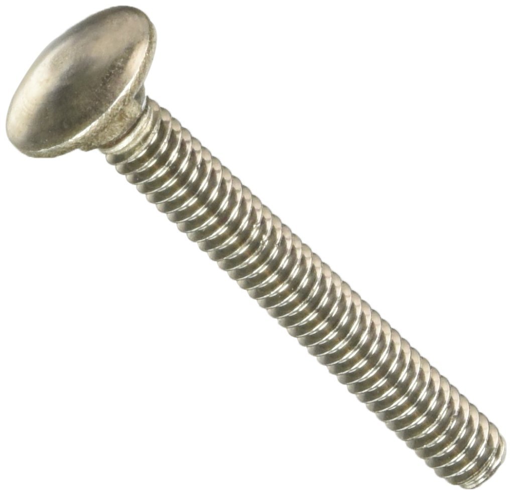 Hillman Stainless Steel, 1/4 x 2-Inch, 832518 Carriage Bolt, 50-Pack