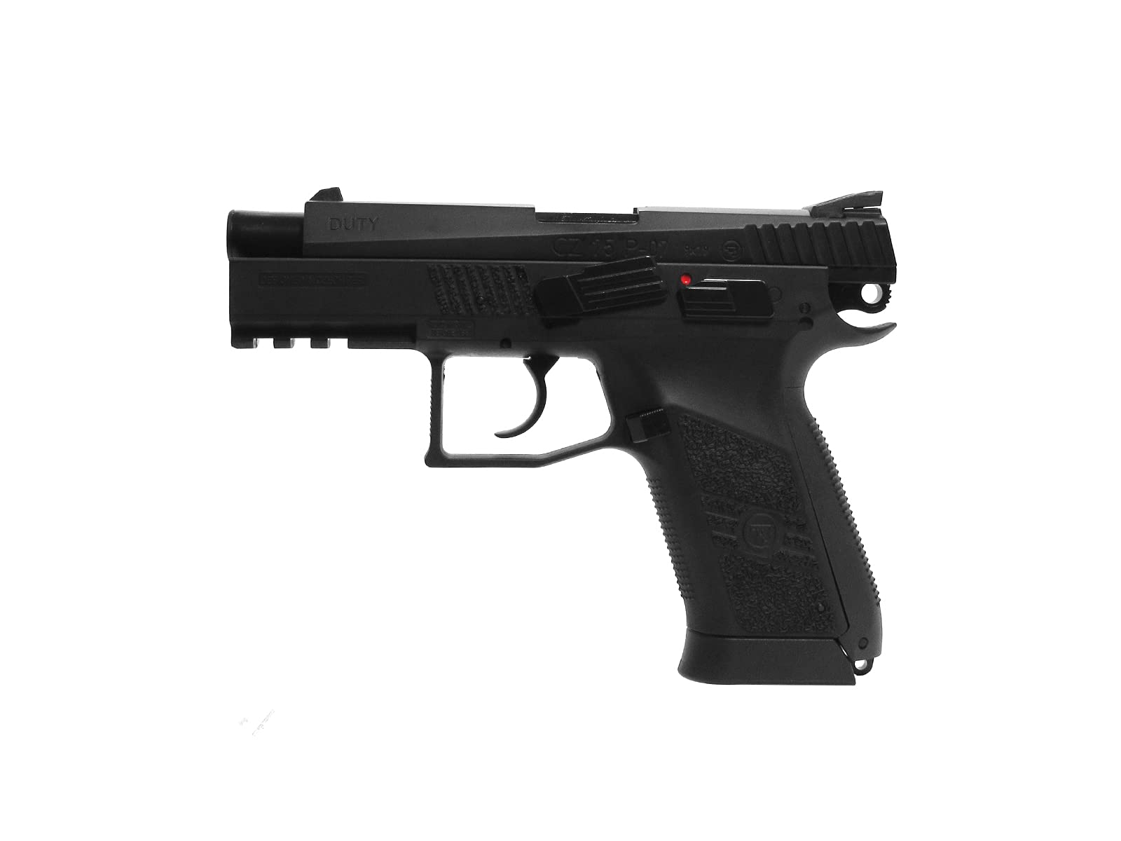 ASG CZ 75 P-07 Duty .177 Caliber Steel BB Gun Pistol, Black, Non-Blowback Air Gun