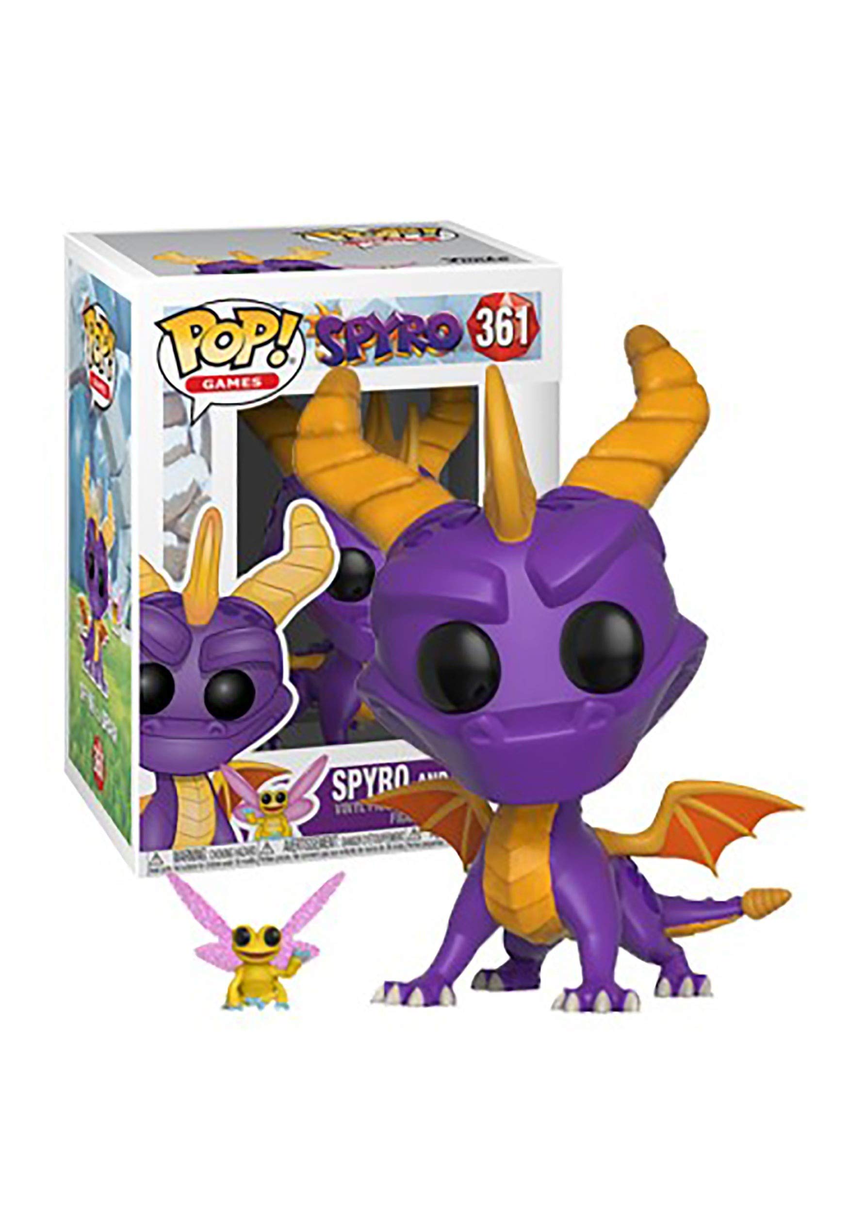 Funko POP & Buddy: Spyro The Dragon - Spyro & Sparx, Multicolor
