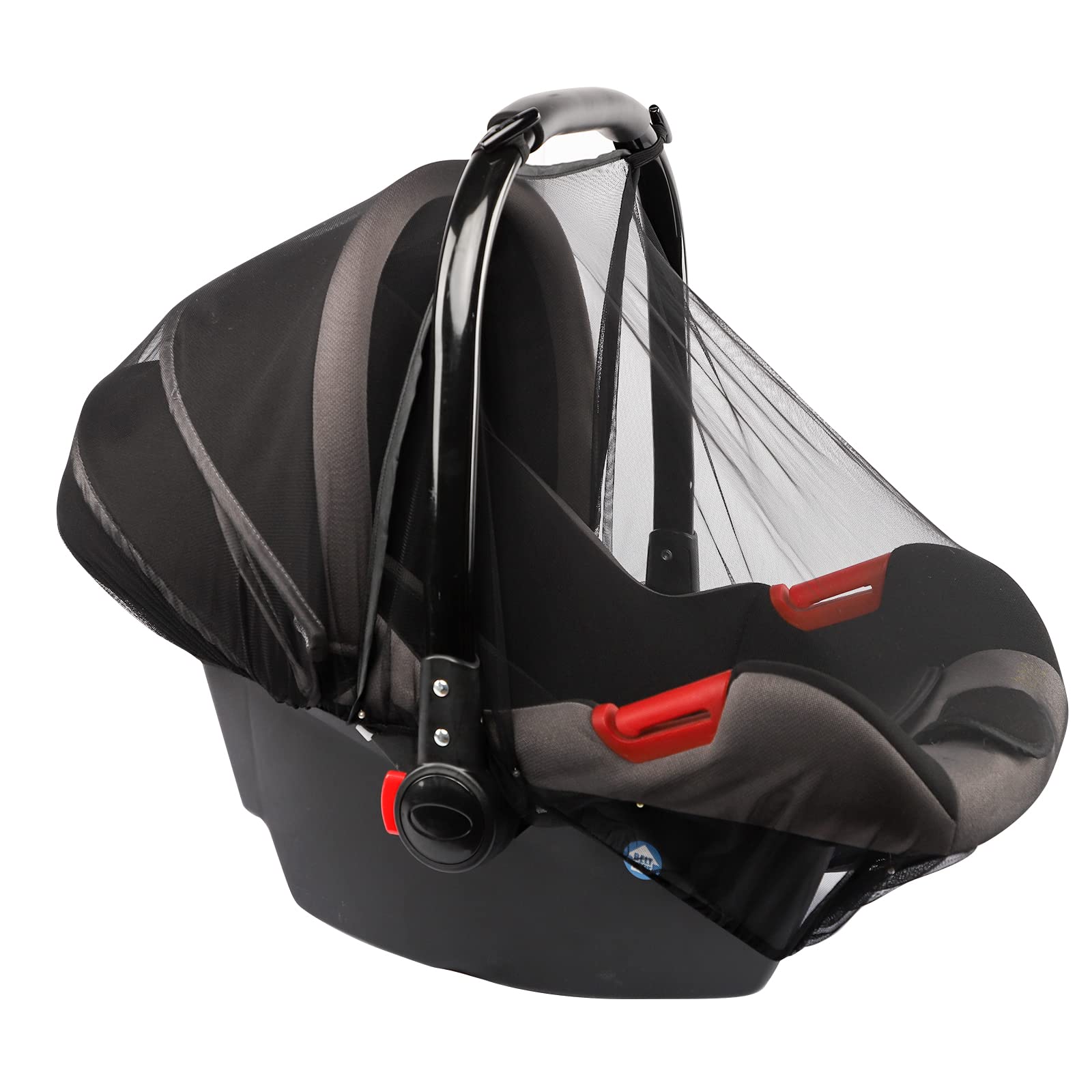 Baby Car Seats Net, Infant Stroller Mesh Net, Universal Elastic Netting, Black Breathable and Durable Mesh Protection Net