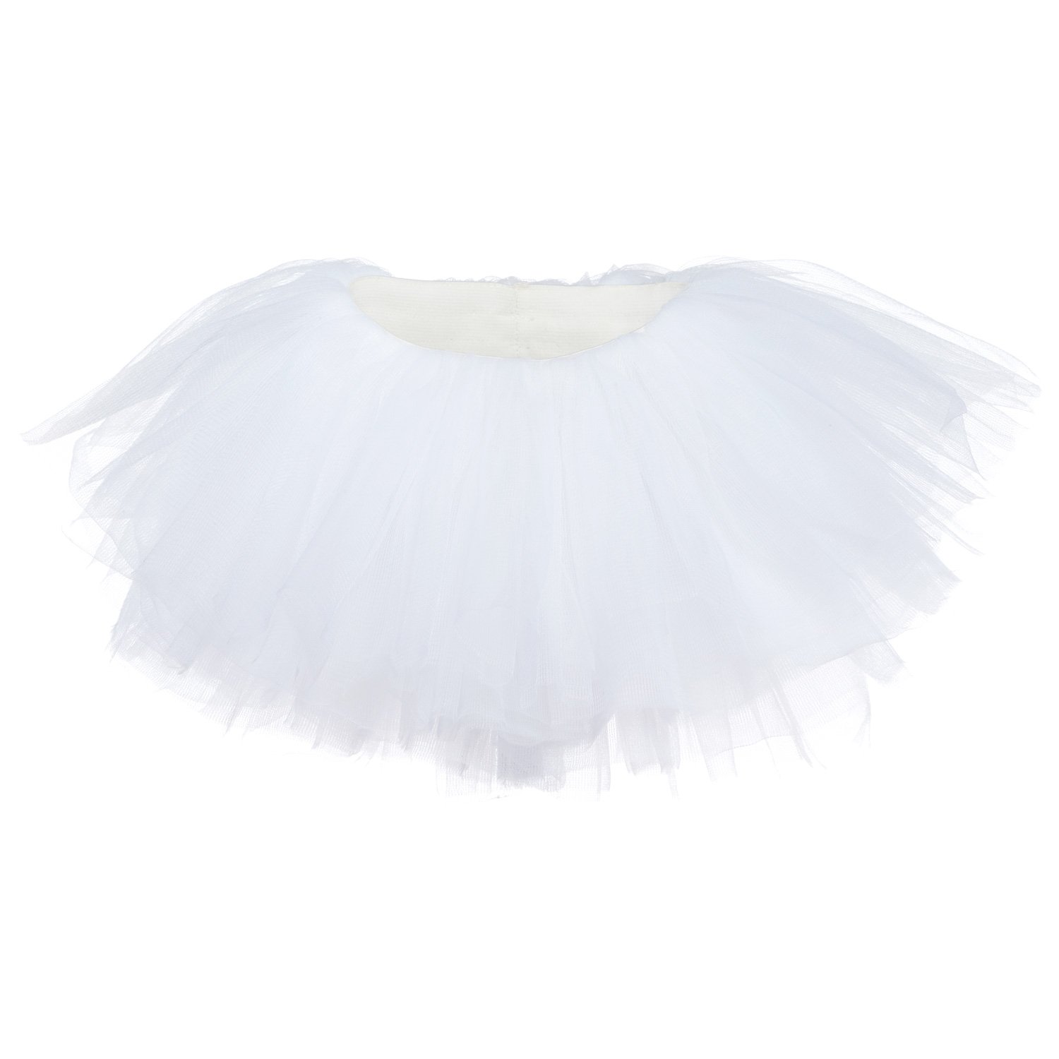 My Lello White Baby Tutu Short Ballet Skirt 10-Layer (Newborn - 3mo.)