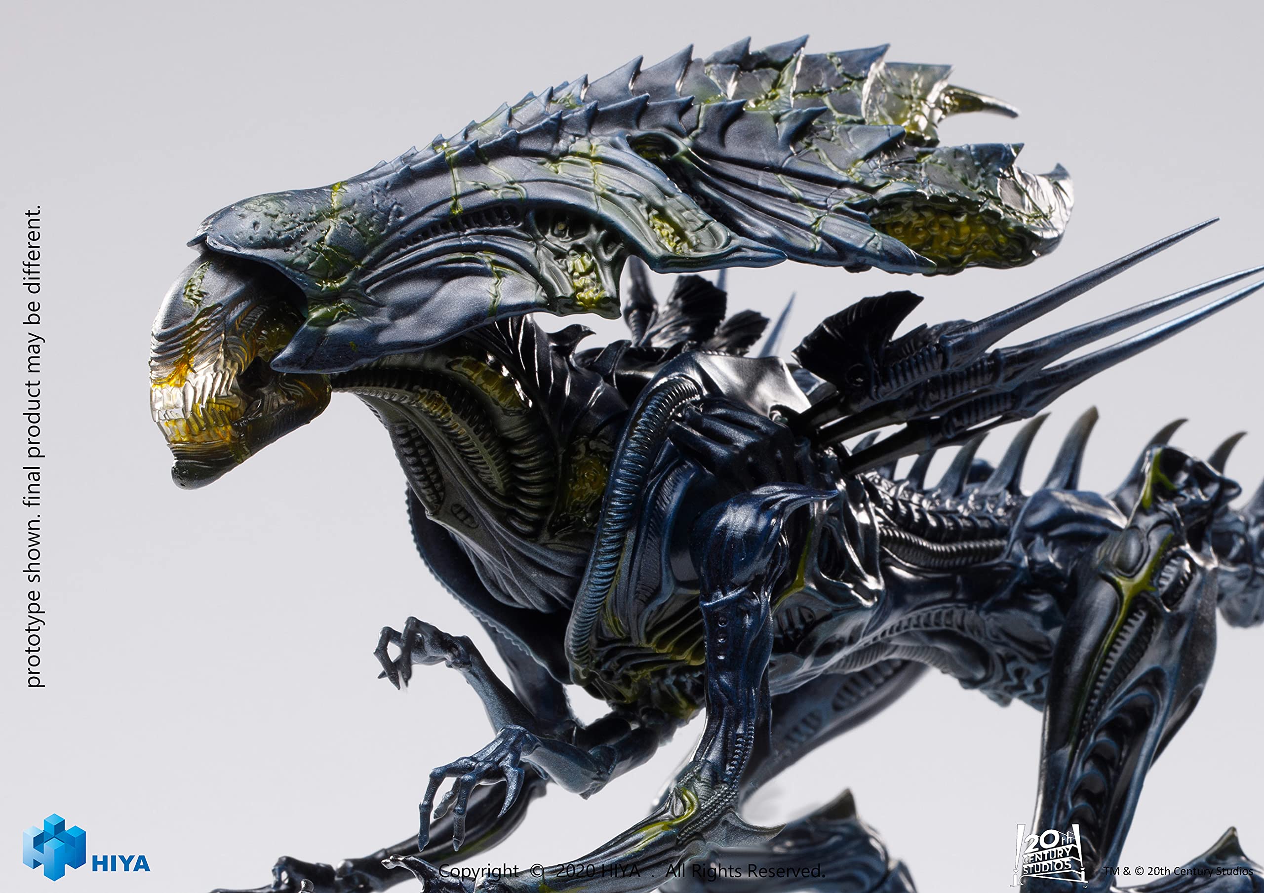 Hiya Toys Alien vs. Predator: Battle Damage Alien Queen 1:18 Scale Action Figure, Multicolor