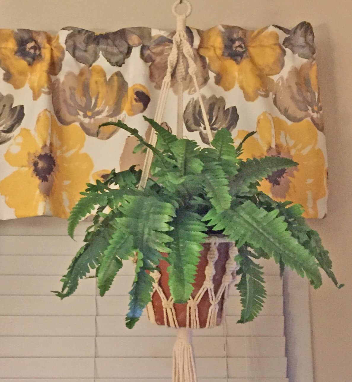 LSKYTOP 4 Pack Artificial Ferns Plants 16Inch Artificial Shrubs Boston Fern Bush Plant Silk Ferns Leaves UV Protected for Home Kitchen Garden Wall Decor Indoor Outdoor Use(Pot is not Include)