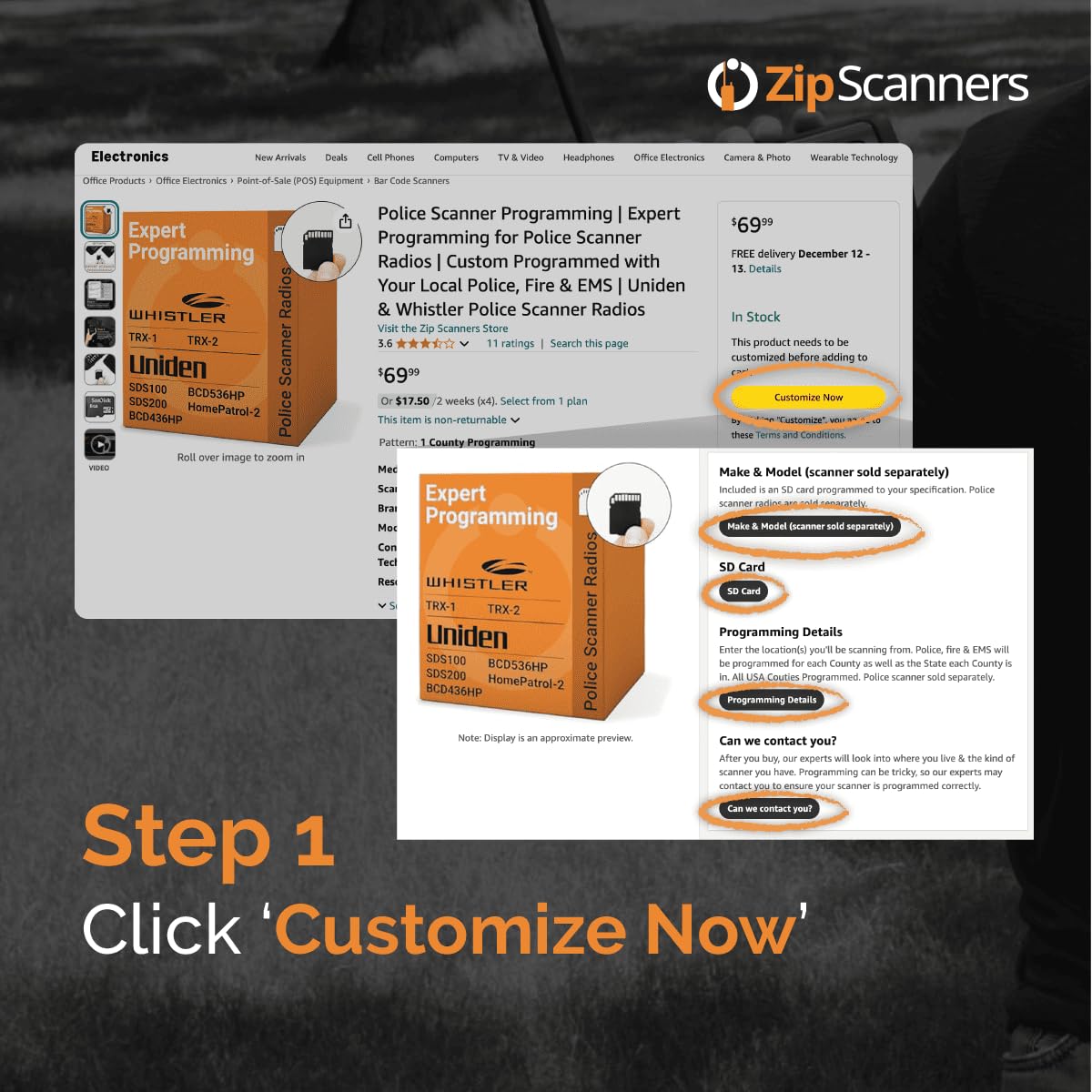 Police Scanner Programming | Expert Programming for Police Scanner Radios | Custom Programmed with Your Local Police, Fire & EMS | Uniden & Whistler Police Scanner Radios