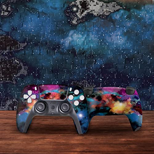 BABY CUDDLE BOX Galaxy Custom PS-5 Controller Wireless compatible with Play-Station 5 Console by BCB Controllers | Proudly Customized in USA with Permanent HYDRO-DIP Printing (NOT JUST A SKIN)