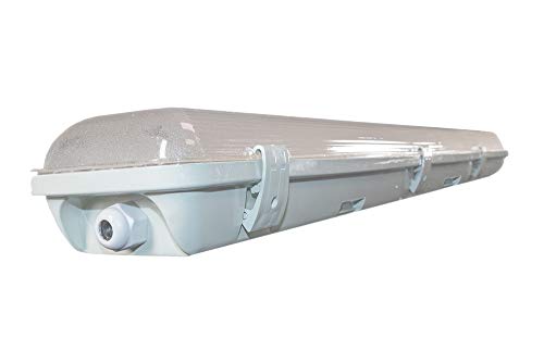 Orilis 2 Ft 36W Commercial Indoor/Outdoor Integrated Vapor Tight Waterproof Water Resistant Anti-Fogging LED Fixture - 4500K - 3,600 Lumens