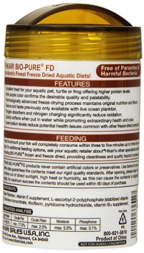 Hikari Bio-Pure Freeze Ocean Plankton for Pets, 0.42-Ounce