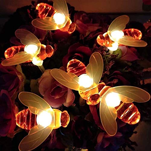 LIUPENGWEI Solar Led Fairy Lights String Light 8 Flashing Mode Outdoor/Indoor Decorative Light for Garden Home Wedding Party Christmas Halloween Decoration Lights String Garden Ghost Light