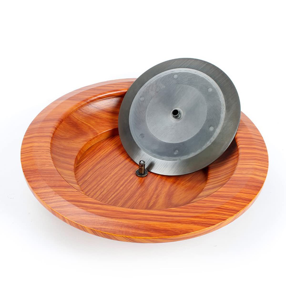 BASICM 12 Inch Wooden Roulette Wheel, Russian Casino-Class Sweepstakes Roulette, Table Game Props for Game Night Essential