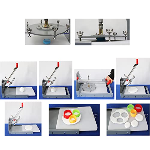 INTBUYING Pizza Dough Press Machine 8β Dough Pastry Manual Pasta Makers for family and commercial