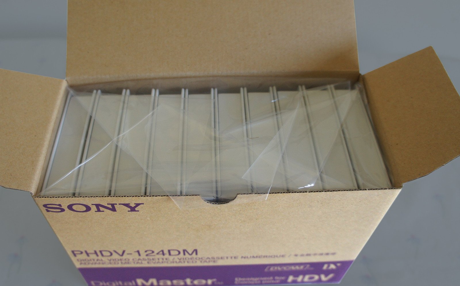 Lot of 10 Sony DigitalMaster PHDV-124DM HDV DVCAM Mastering Quality Tapes