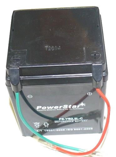 PowerStar® New MB2.5U atv utv12 volt motorcycle replacement battery YB2.5L-C-1