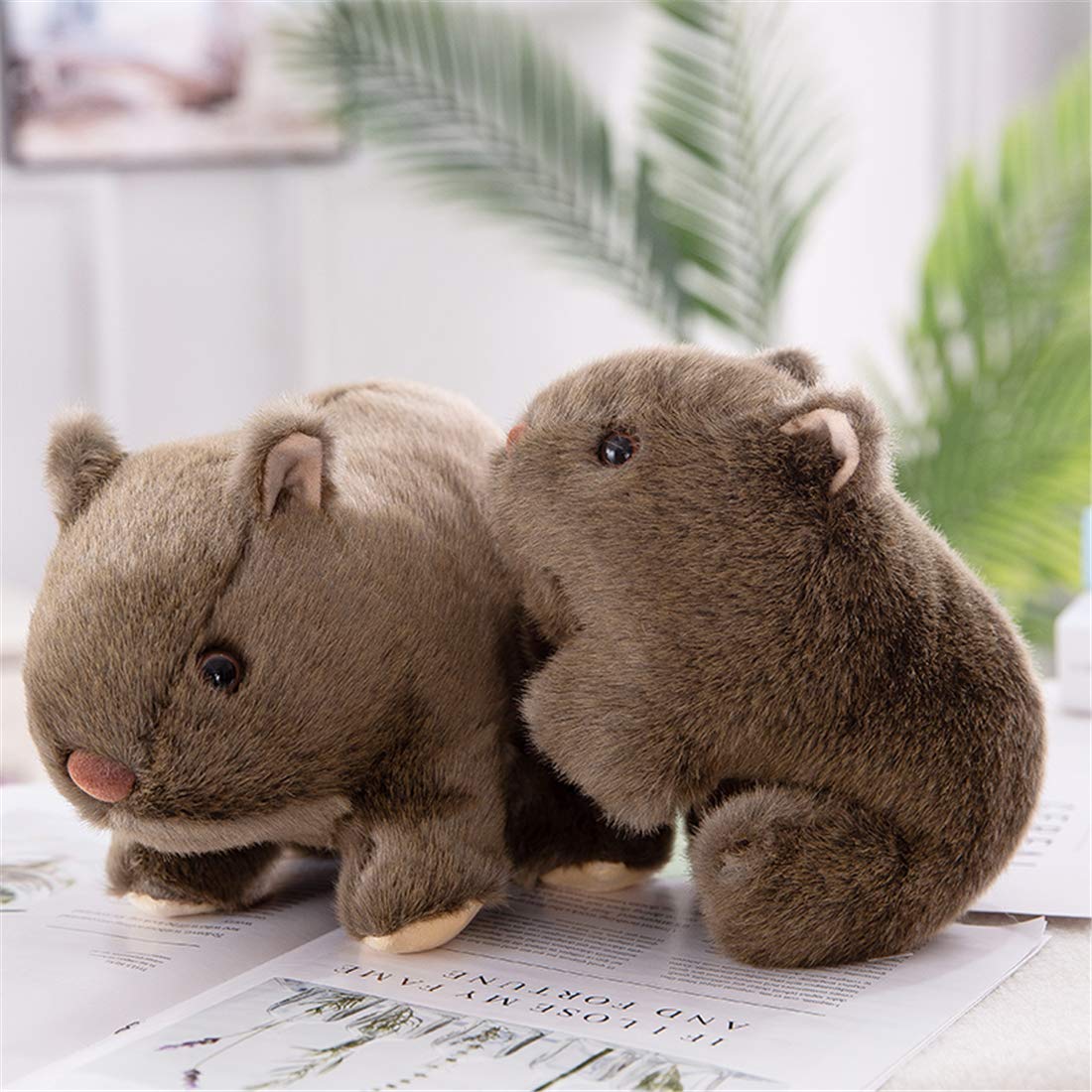 Ashymily 7" Cute Plush Guinea Pig Toy Stuffed Guinea Pig Toys for Children, 2pcs