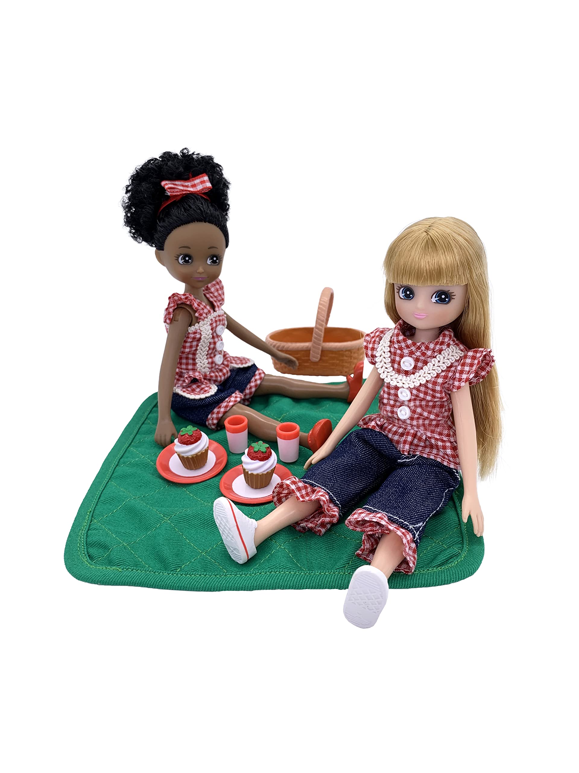 Lottie Picnic in The Park Dolls | Toys for Girls and Boys | Muñecas y Accesorios | Gifts for 3 4 5 6 7 8 Year Old | Small 7.5 inch