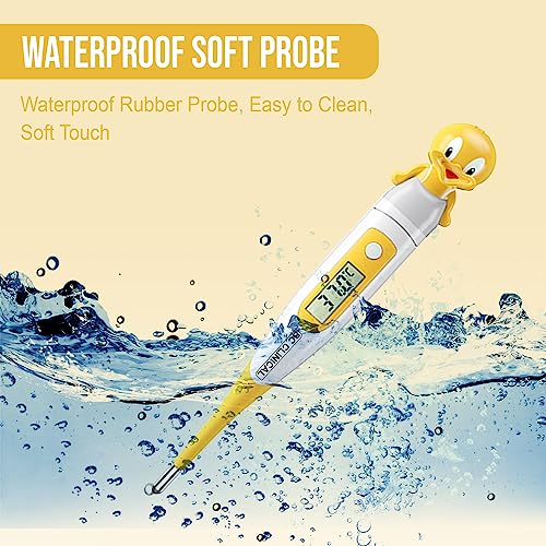 Thermometer for Adults Children Pets, Oral Armpit Rectal, Dog and cat (Frog)