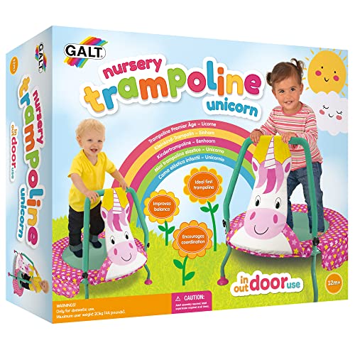 Galt Toys, Nursery Trampoline - Unicorn, Trampolines for Kids, Ages 1 Year Plus