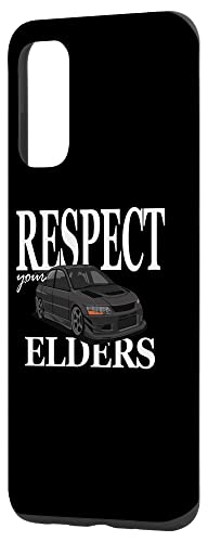 Galaxy S20 Retro Racer, Respect Your Elders, Mens Vintage Tuner Car Case
