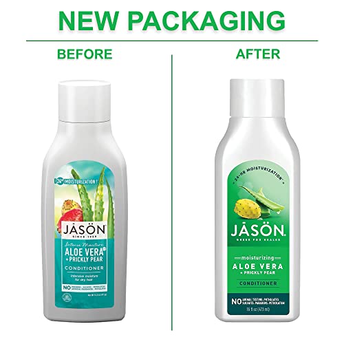 Jason Moisturizing Aloe Vera Conditioner, 16 Oz (Packaging May Vary)