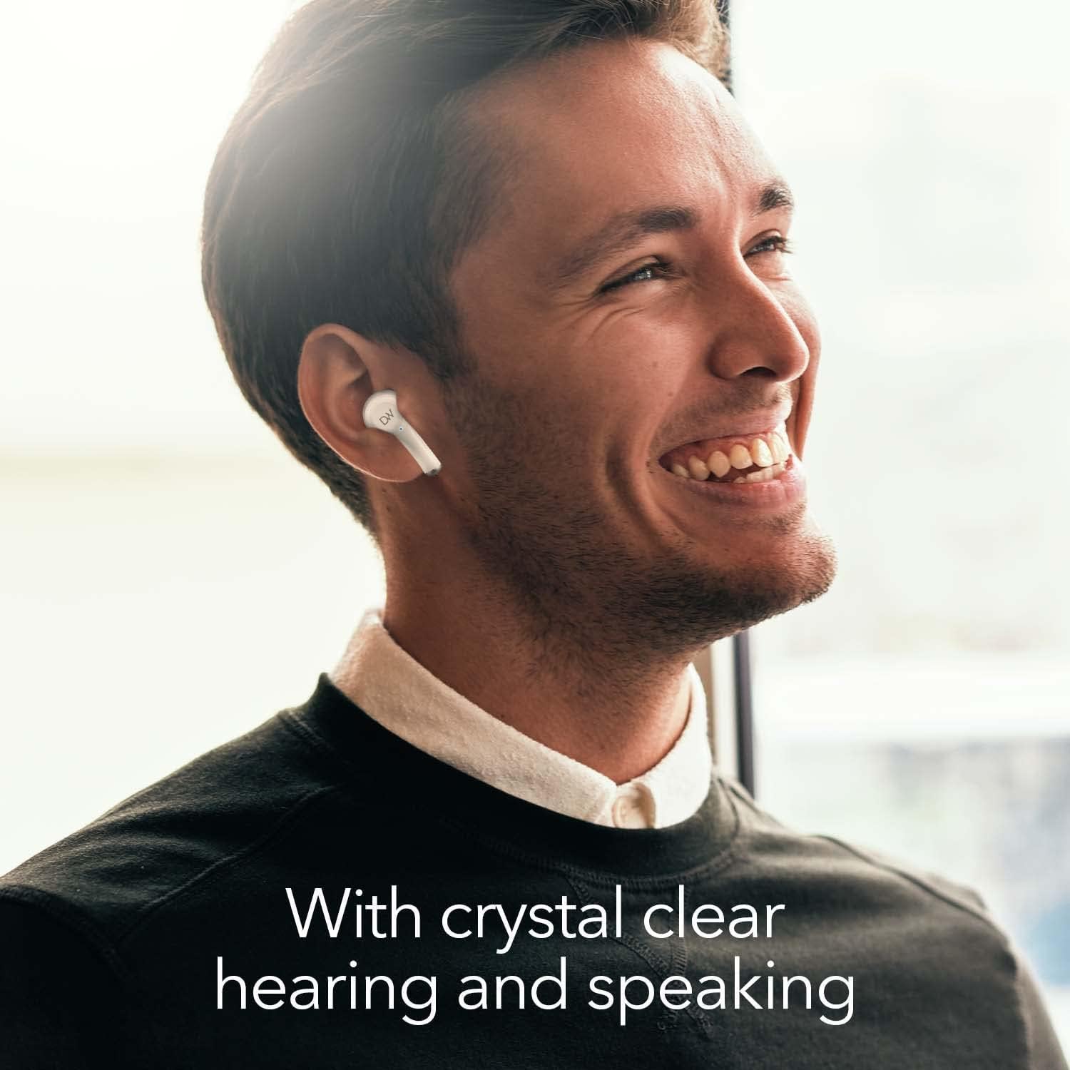 Dartwood Active True Wireless Noise-Canceling Earbuds - Dartpods+ Portable Splashproof Immersive Sound Earphones with Bluetooth Connectivity