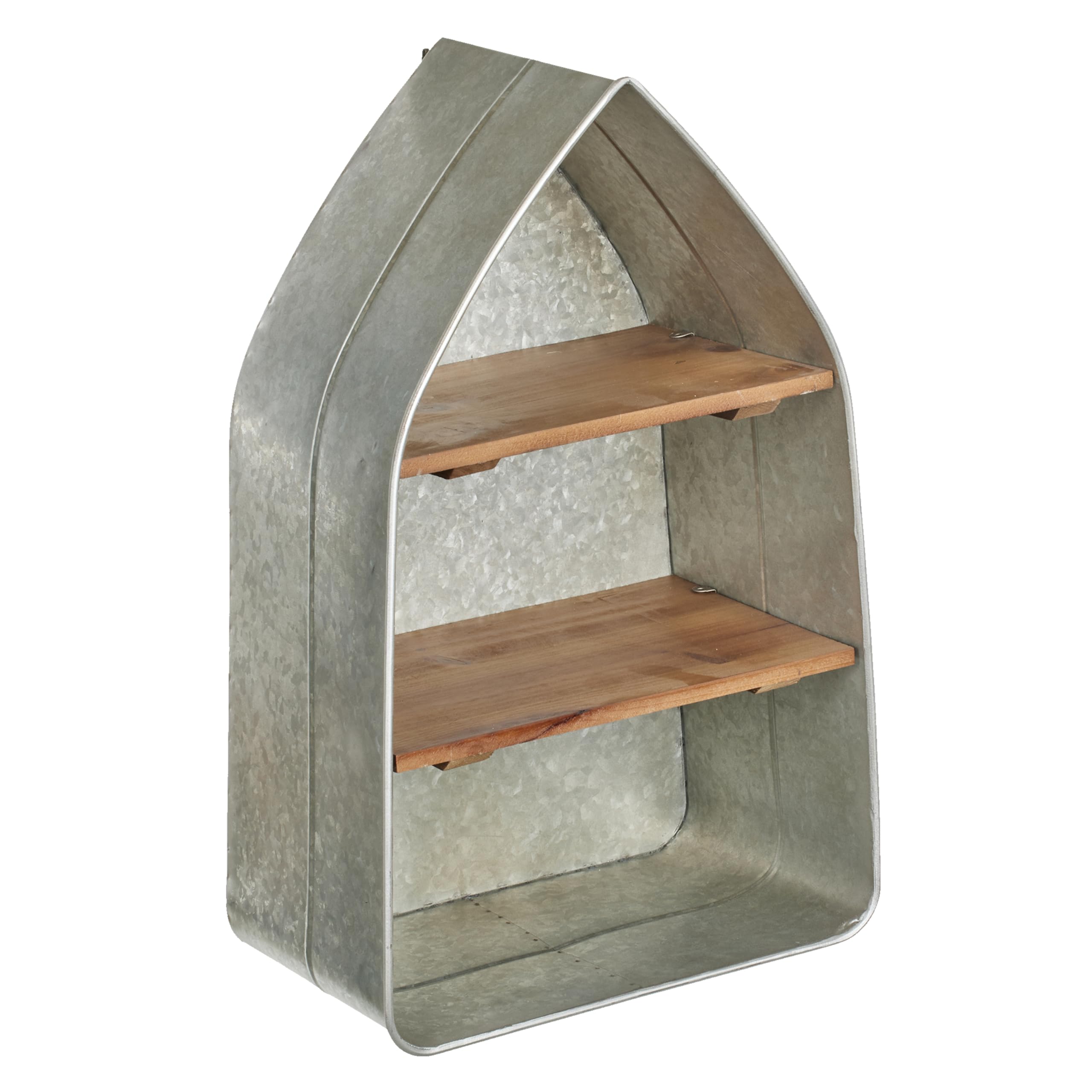SOFE Decorative Rustic Dark Wood Shelf (Brown)