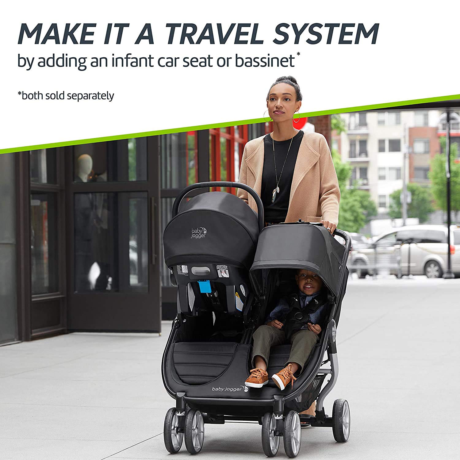 Baby Jogger City Mini 2 Stroller, Stone Grey