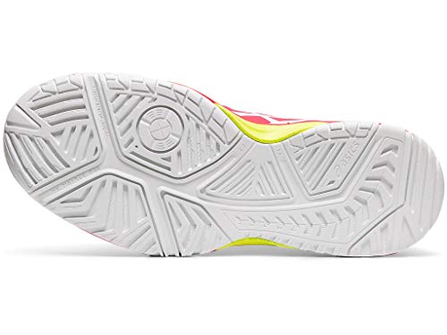 ASICS Kid's Gel-Resolution 7 GS Tennis Shoes, 1.5M, White/Laser Pink