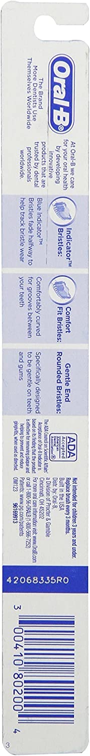 Oral B Indicator Contour Clean Toothbrush, Soft, Number 40 Toothbrush, Pack of 1