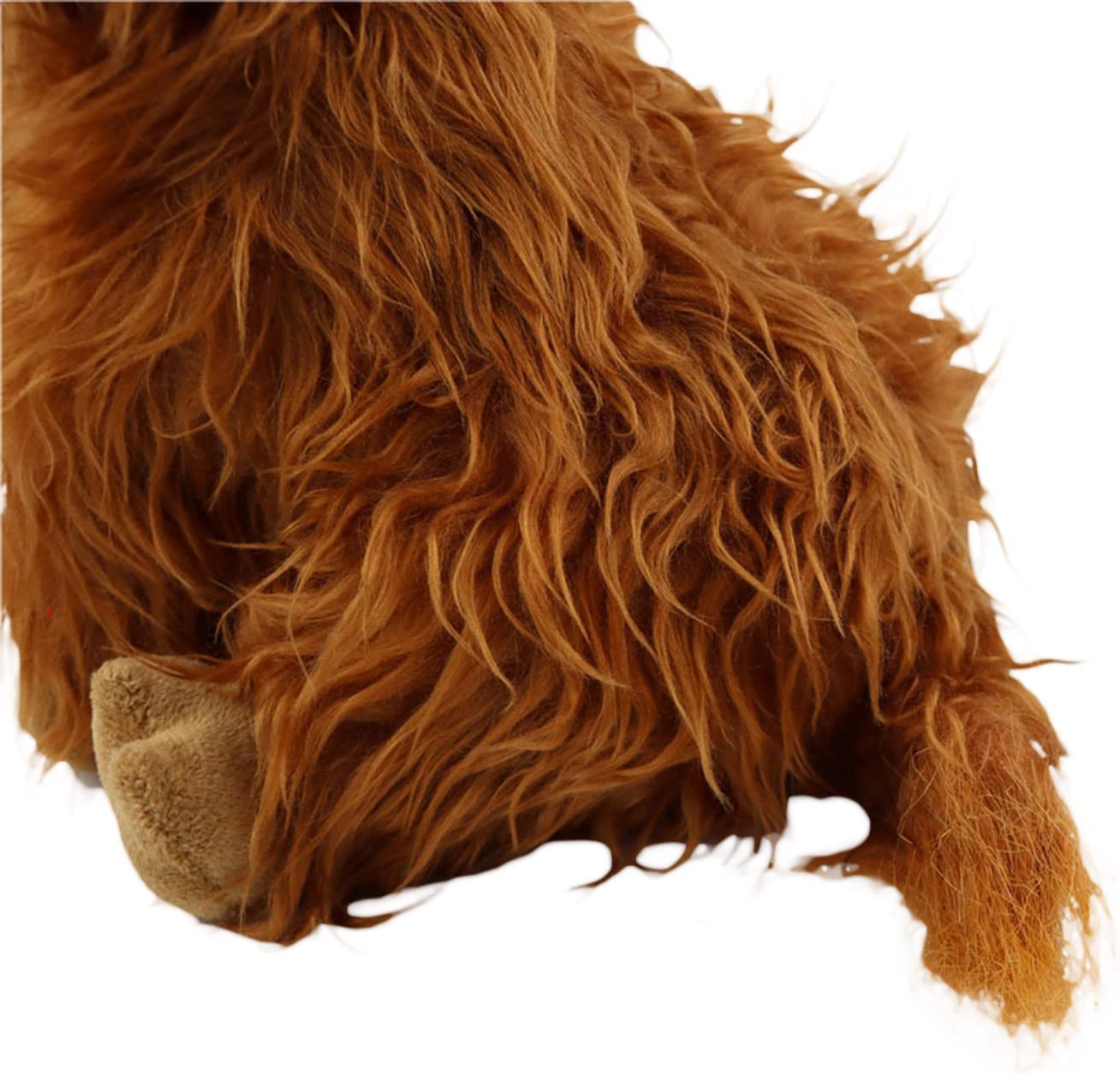 ROSIHA Highland Cow Plush,Cuddly Realistic Cow Stuffed Animal Farm Toy Pillow