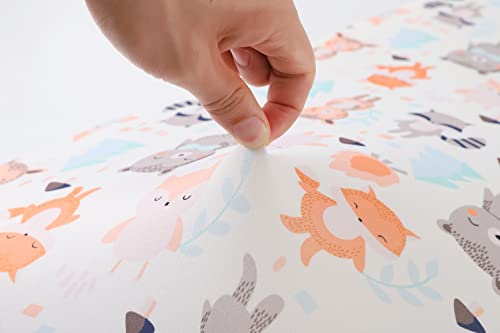 Tontukatu Changing Pad Cover Set 3 Pack Jersey Knit Ultra Soft for Baby Boys Girls Elephant Tiger/Fox/Grey