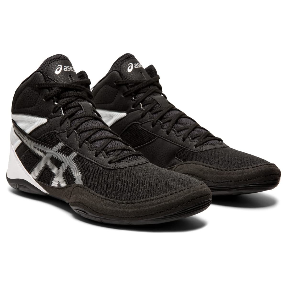 ASICS Men's MATFLEX 6 Wrestling Shoes, 14, BLACK/Silver