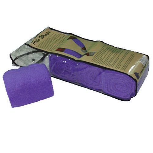 Intrepid International Polo Wraps Full Set, Pony Purple