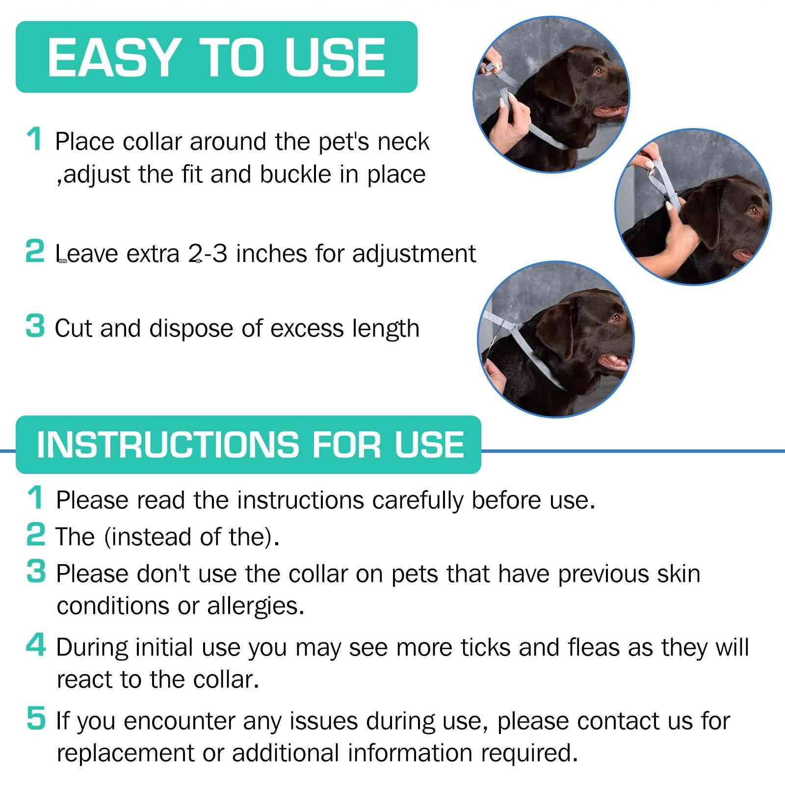 UrbanX Collar for German Shepherd Rottweiler Mix and Other Large Size Mixed Breed Dogs Dogs. Waterproof & Adjustable (2 Packs)