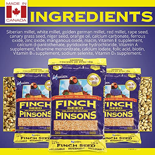 Hagen Finch Staple Vme Seed, 3-Pound