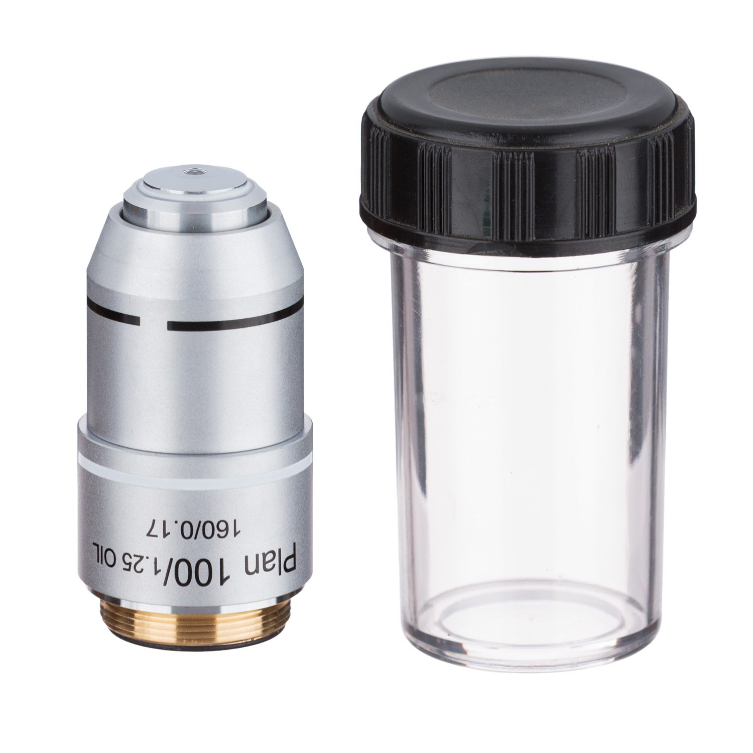 AmScope PA100X 100X (Oil) Plan Achromatic Microscope Objective