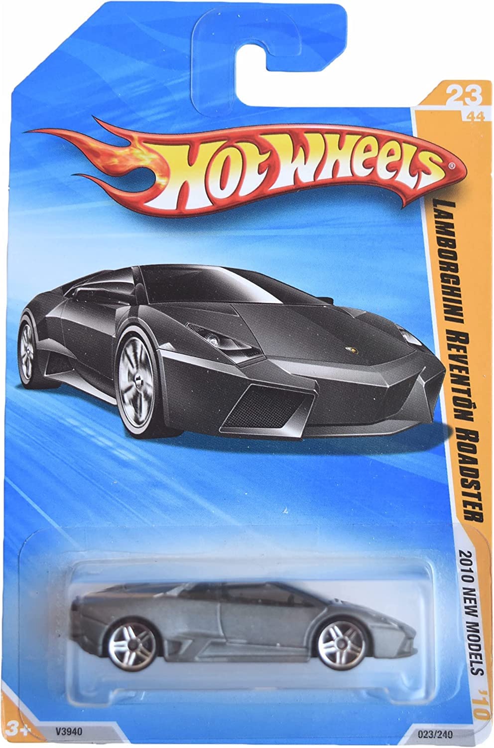 Hot Wheels Lamborghini Reventon Roadster - 2010 New Models 23/44 - Gray 23/240