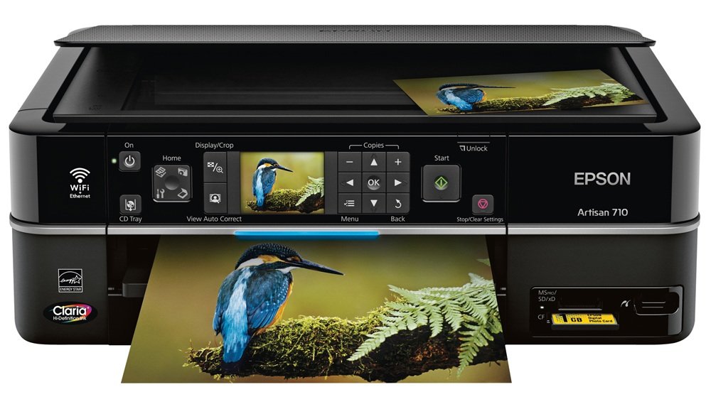 Epson Artisan 710 Wireless Color Inkjet All-In-One Printer (C11CA53201)