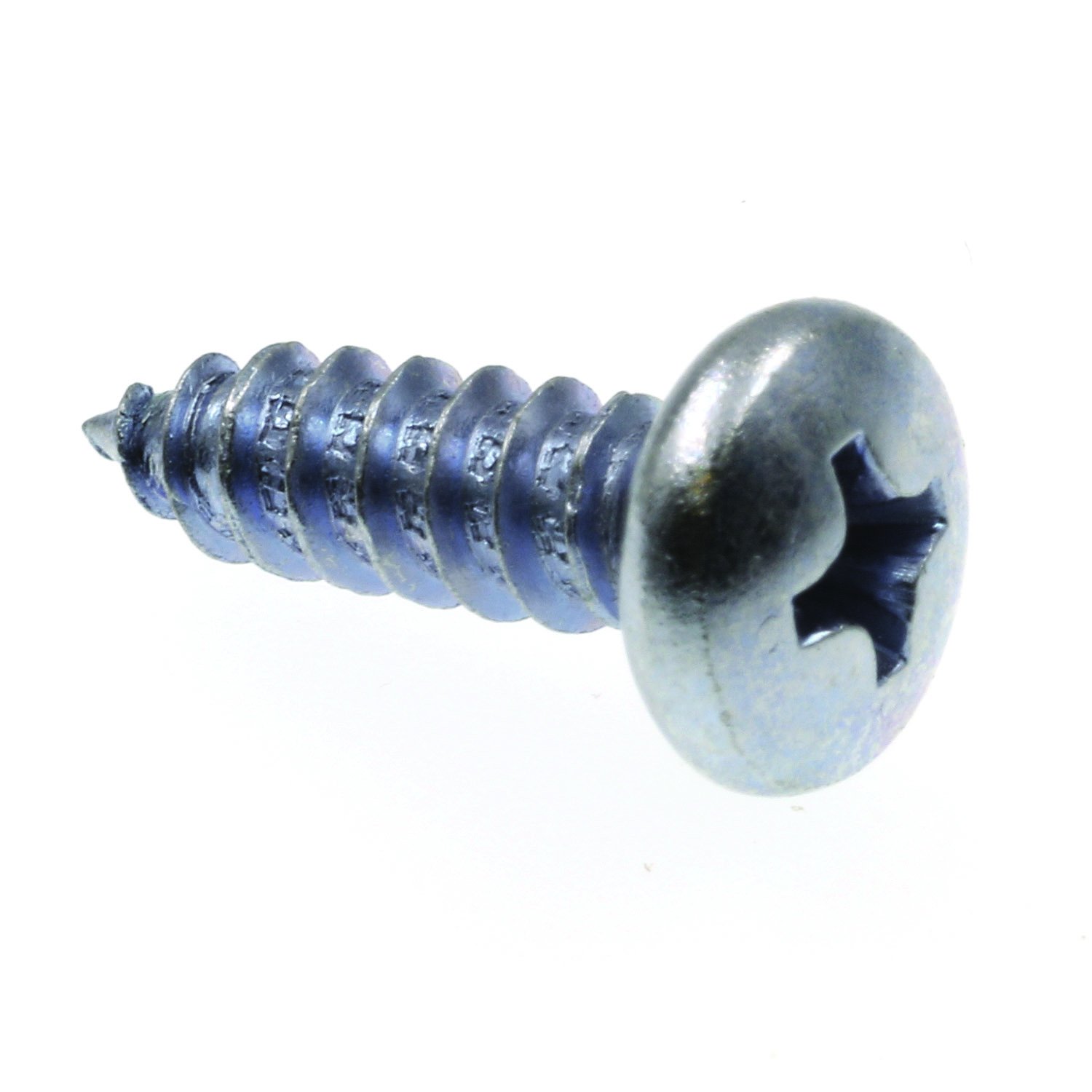 Prime-Line 9020194 Sheet Metal Screw, Self-Tapping, Pan Head Phillips, #10 X 5/8 in, Zinc Plated Steel, Pack of 100