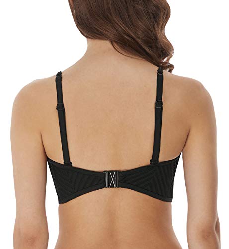 Freya Urban Convertible Concealed Underwire Bralette Bikini Top (6961),34DD,Night