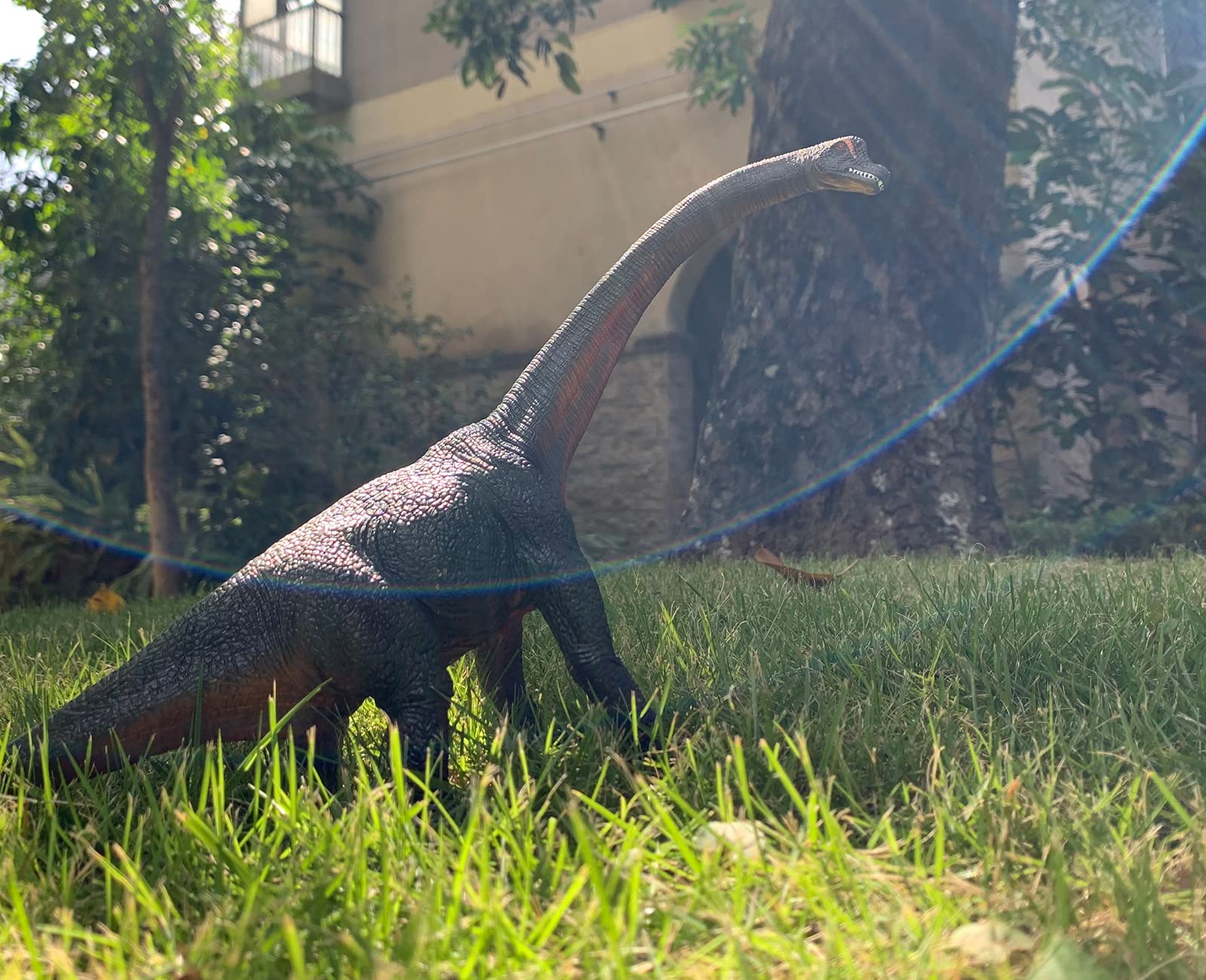 Gemini&Genius Dinosaur Toys Brachiosaurus a Long Neck Dinosaurs Action Figure Birthday Gift and Collection Dino World Model Toys for Kids(Dark Green)