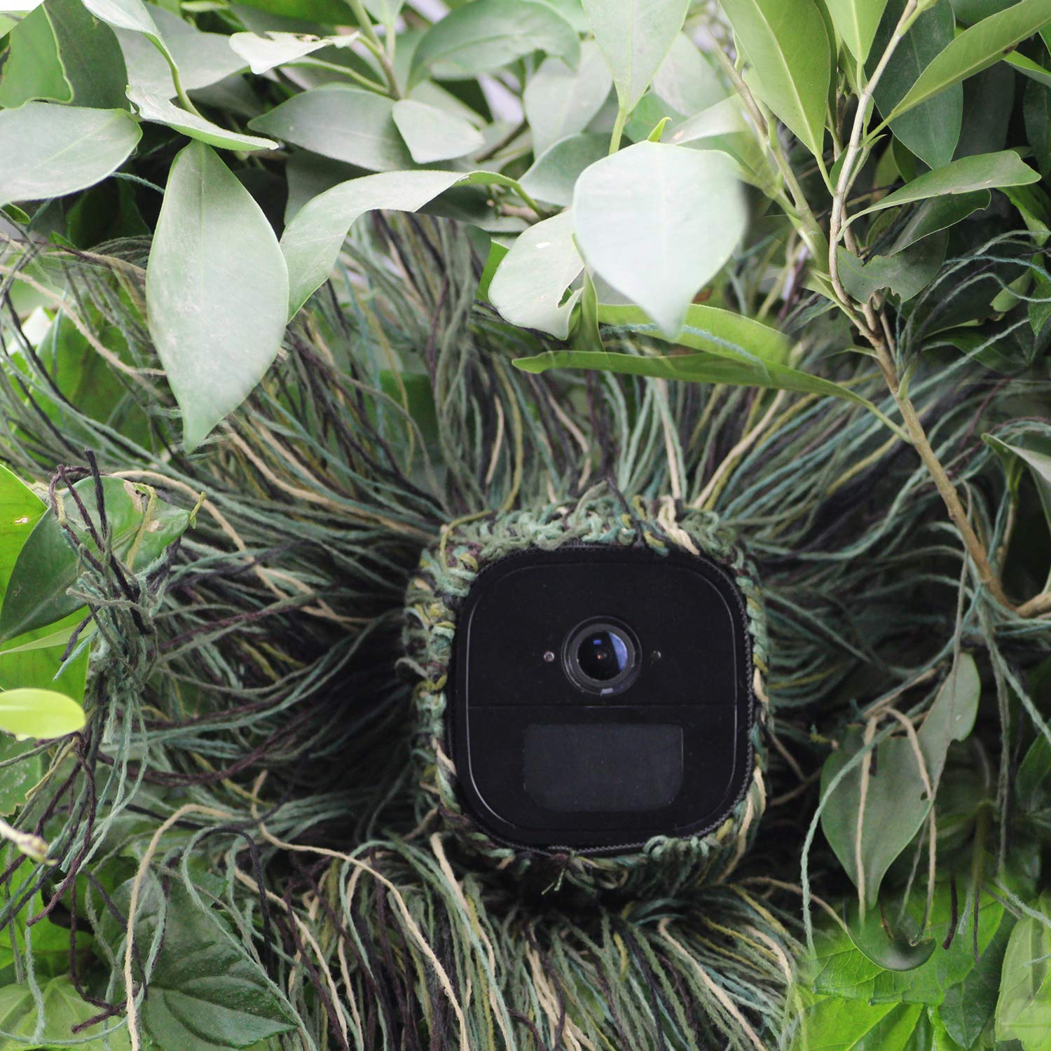 Ghillie Skin Compatible with Arlo GO Smart Security Home Camera, Ghillie Cover for Arlo GO Wire-Free Cameras, Camouflage