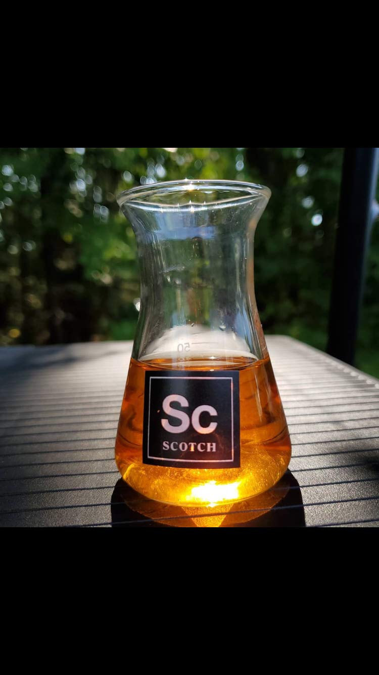 Drink Periodically Laboratory Erlenmeyer Flask Lab Shot Glass (Whiskey)