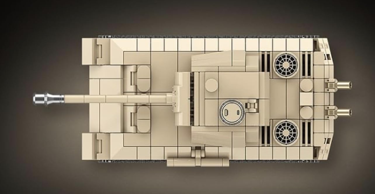 General Jim's Military Themed WW2 Building Blocks Tank Sets for World War 2 Brick Building Enthusiats (German Panther Ausf Tank)