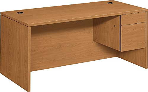 HON 10583RCC 10500 Series"L" Right 3/4-Height Pedestal Desk, 66 x 30 x 29-1/2, Harvest
