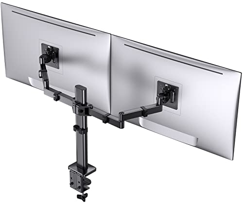 ErGear Adjustable Height Electric Standing Desk with Storage Bag Dual Monitor Desk Mount