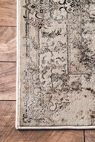 nuLOOM Dinah Vintage Area Rug, 4' x 6', Ivory
