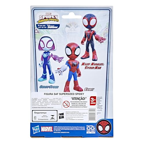 Marvel Spidey and His Amazing Friends Spiderman Action Figure with Web Shooter Accessory 22cm