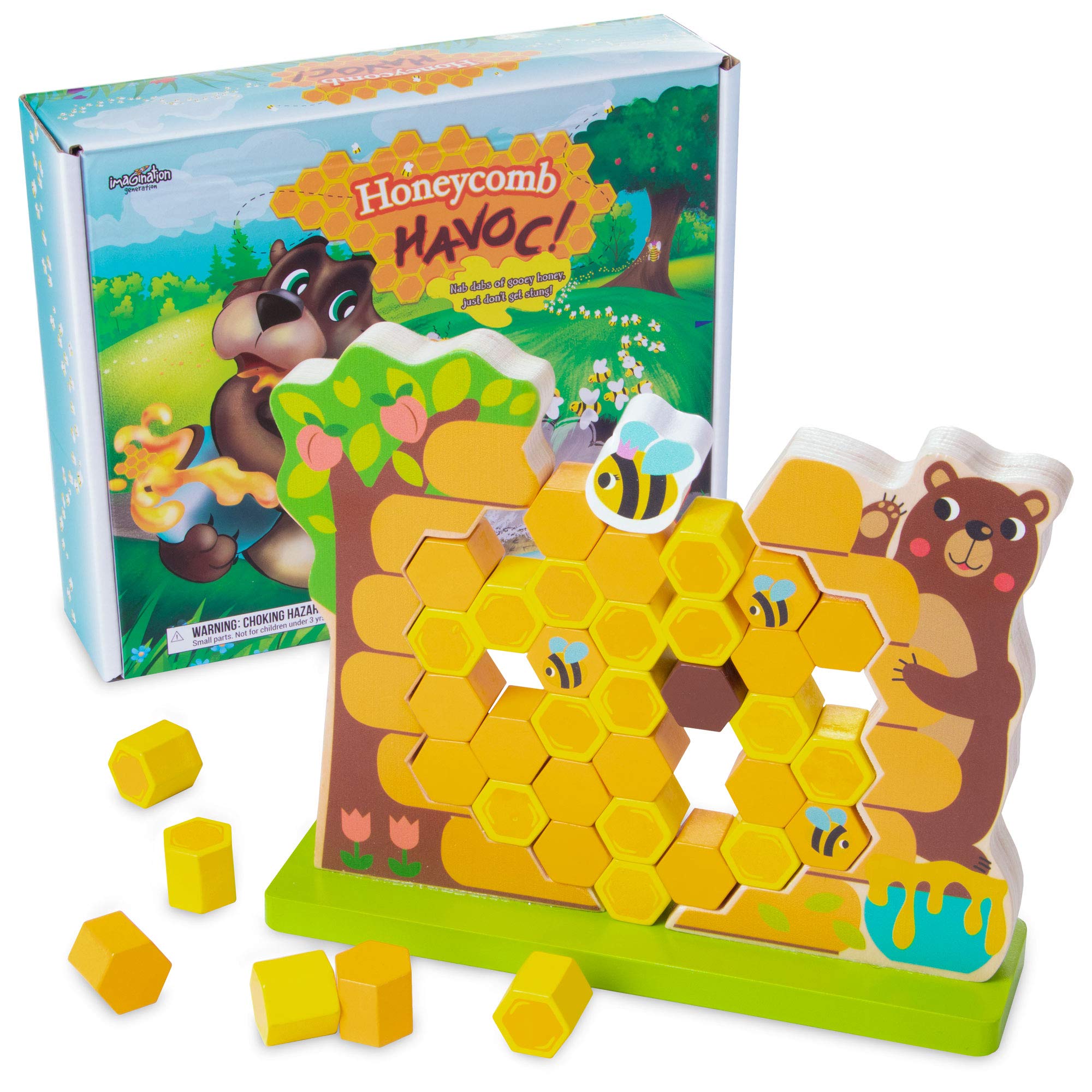 Honeycomb Havoc!|Children's Tabletop Dexterity Board Game for Kids and Toddlers|Developmental Kids Game|Quick 10 Minute Game